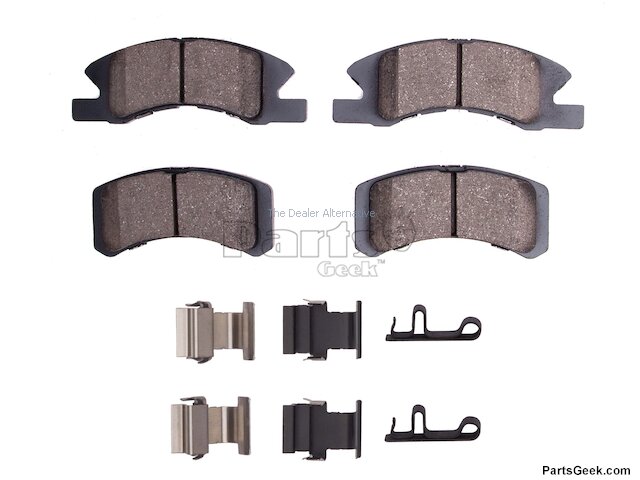 14 2014 Mitsubishi Mirage Brake Pad Set - Brake - AC Delco, API ...