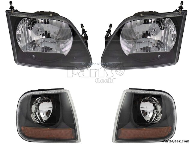 02 2002 Ford F150 Headlight Assembly - Body Electrical - Action Crash ...