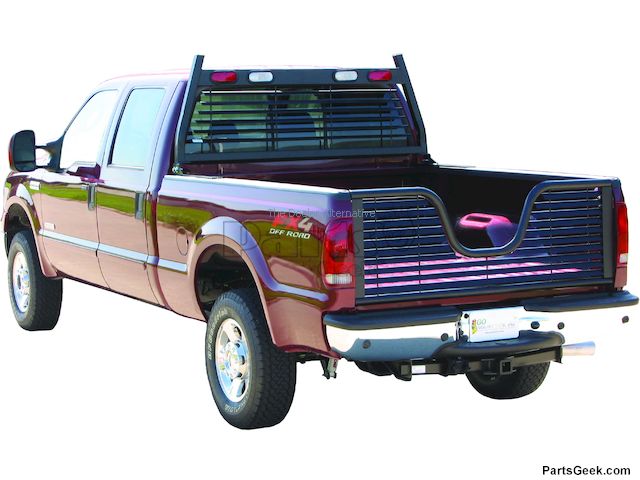 99 1999 Ford F350 Super Duty Cab Protector and Headache Rack - Body ...
