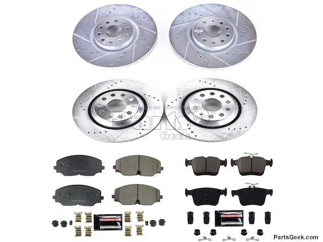 VW Volkswagen Atlas Brake Rotors - Brake Disc - Power Stop API ...