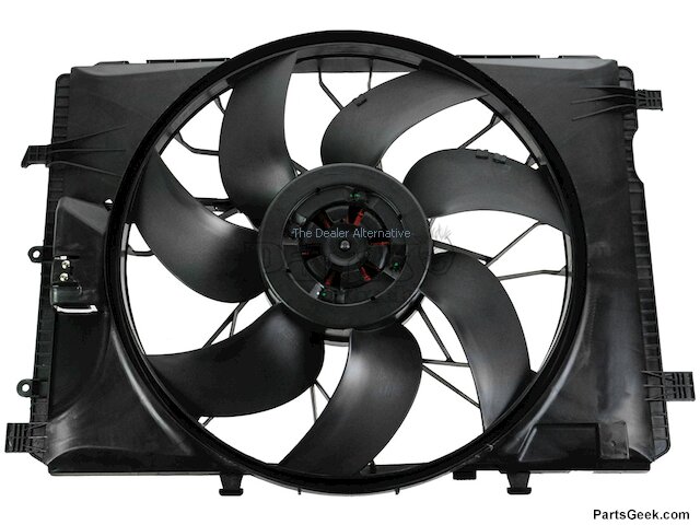 Mercedes E350 Radiator Fan - Cooling System - Replacement Action Crash ...
