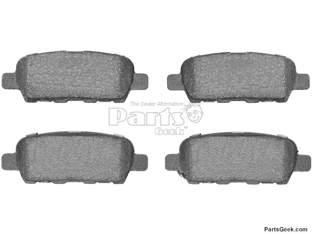 14 2014 Nissan Pathfinder Brake Pad Set - Brake - AC Delco, API, Advics ...
