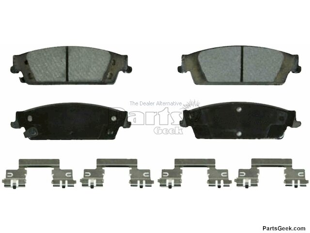 15 2015 Chevrolet Silverado 1500 Brake Pad Set - Brake - AC Delco, API ...