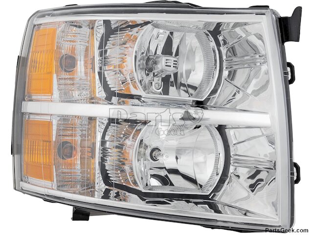 08 2008 Chevrolet Silverado 1500 Headlight Assembly - Body Electrical ...
