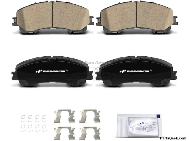 17 2017 Nissan Rogue Brake Pad Set - Brake - AC Delco, API, Advics ...