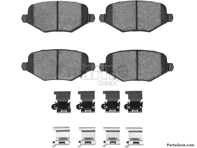 Dodge Grand Caravan Brake Pads - Disc Brake Pad - DuraGo Centric Wagner ...