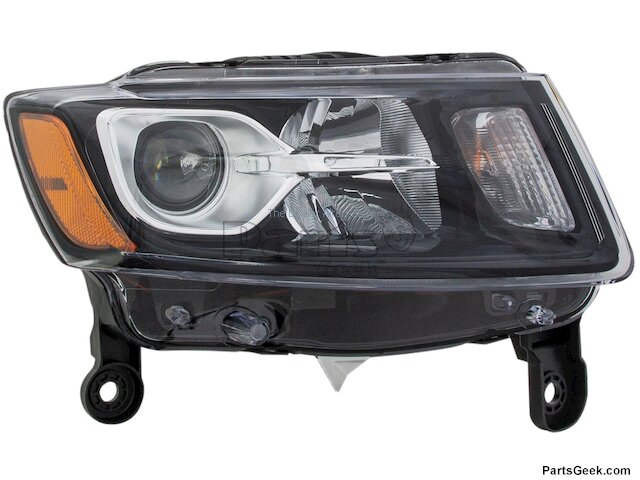15 2015 Jeep Grand Cherokee Headlight Assembly - Body Electrical ...