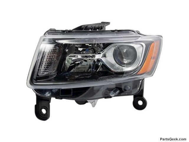 14 2014 Jeep Grand Cherokee Headlight Assembly - Body Electrical ...