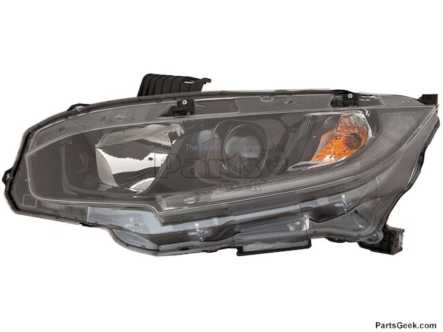 19 2019 Honda Civic Headlight Assembly - Body Electrical - Action Crash ...