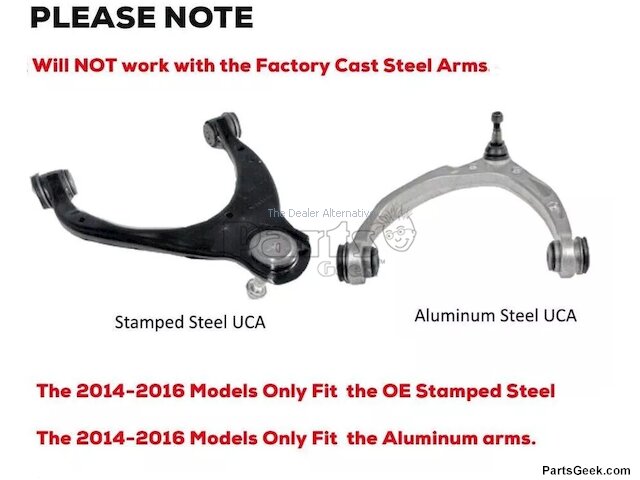16 2016 Chevrolet Silverado 1500 Control Arm - Suspension - AC Delco ...