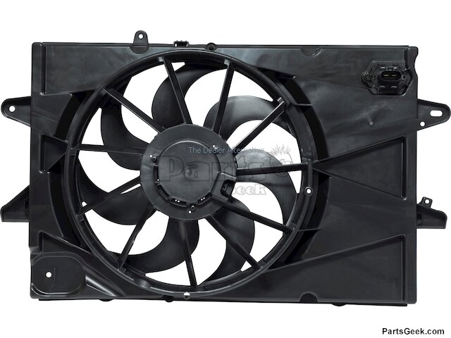 13 2013 Chevrolet Equinox Radiator Fan Assembly - Cooling System - AC ...