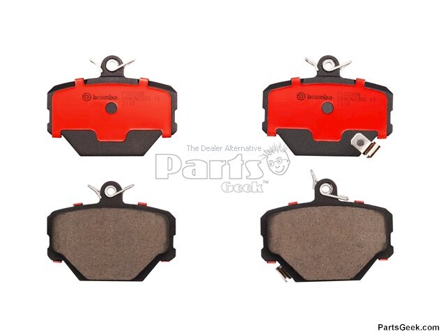 09 2009 Smart Fortwo Brake Pad Set - Brake - API, ATE, Akebono ...