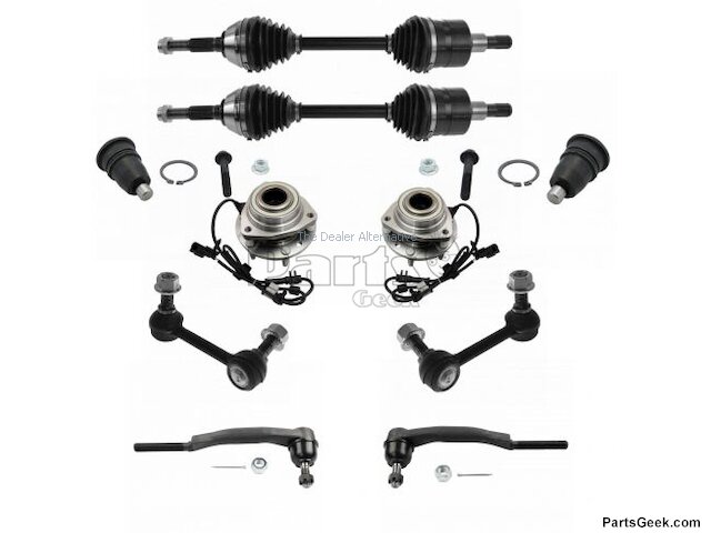 04 2004 Chevrolet Trailblazer Axle Assembly - Driveshaft & Axle - A1 ...