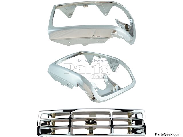 97 1997 Ford F-250 HD Grille Assembly - Body Mechanical & Trim - DIY ...