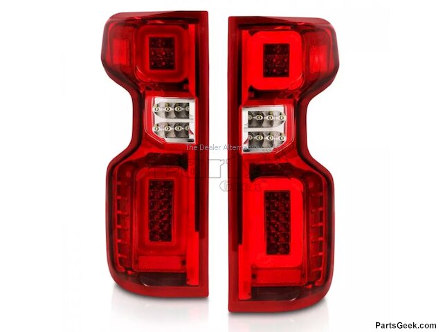 20 2020 Chevrolet Silverado 1500 Tail Light Assembly - Body Electrical ...