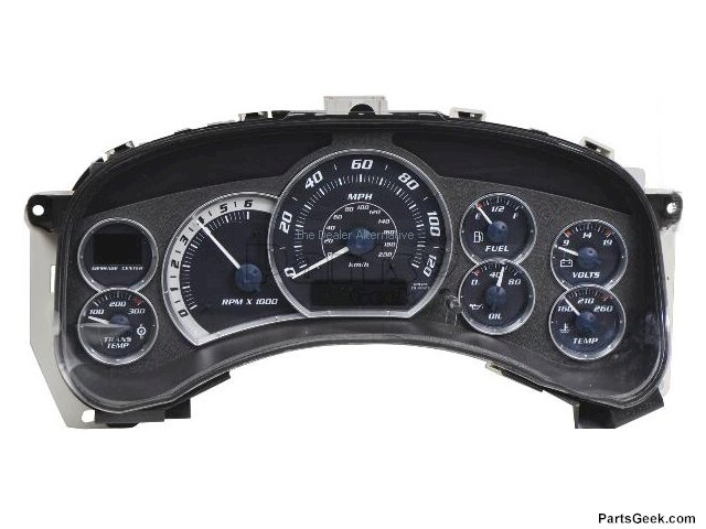 00 2000 Chevrolet Silverado 2500 Instrument Cluster - Body Electrical ...