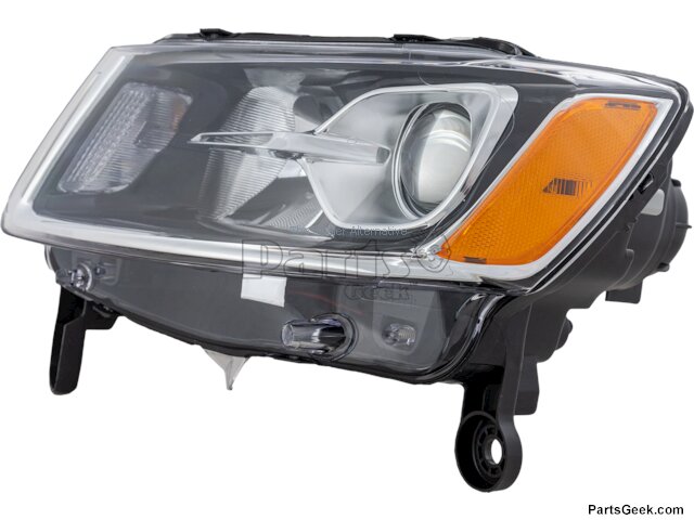 15 2015 Jeep Grand Cherokee Headlight Assembly - Body Electrical ...