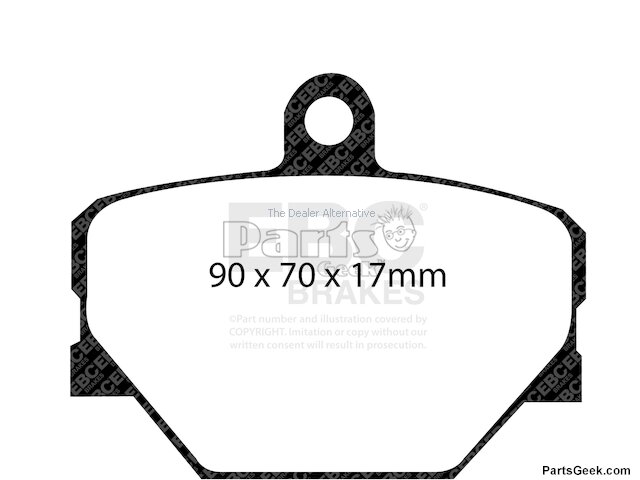 09 2009 Smart Fortwo Brake Pad Set - Brake - API, ATE, Akebono ...