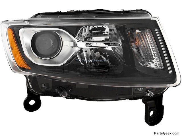 15 2015 Jeep Grand Cherokee Headlight Assembly - Body Electrical ...