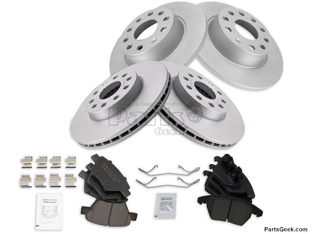 14 2014 Volkswagen Jetta Brake Rotor - Brake - AC Delco, API, ATE ...