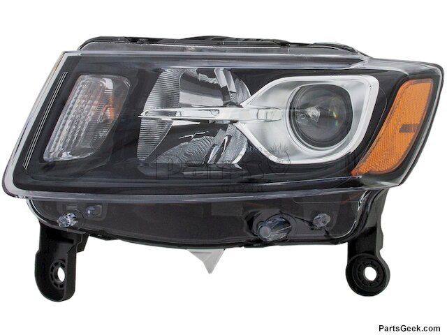 14 2014 Jeep Grand Cherokee Headlight Assembly - Body Electrical ...