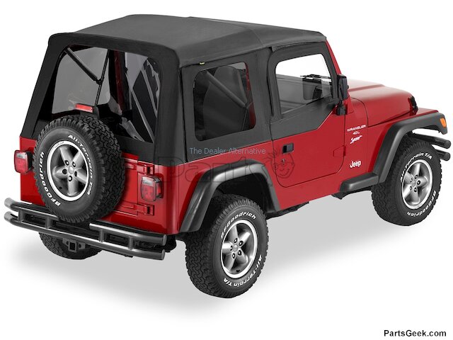 98 1998 Jeep Wrangler Soft Top - Body Mechanical & Trim - Bestop ...