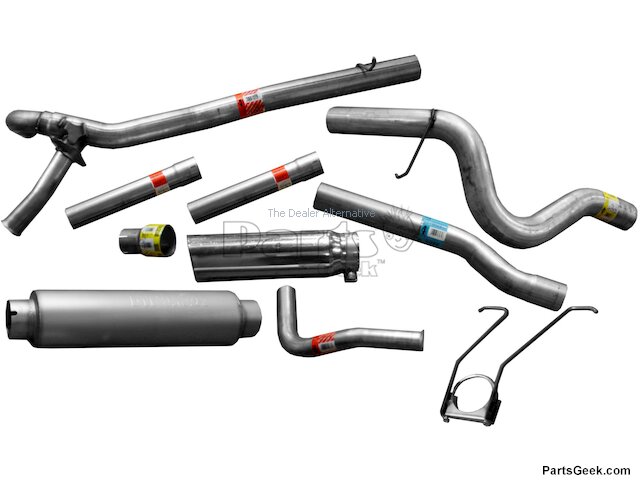 Ford F350 Exhaust System - Cat Back Exhaust - MBRP Walker - 1996 1997 ...