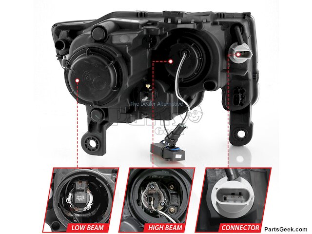 18 2018 Jeep Grand Cherokee Headlight Assembly - Body Electrical ...