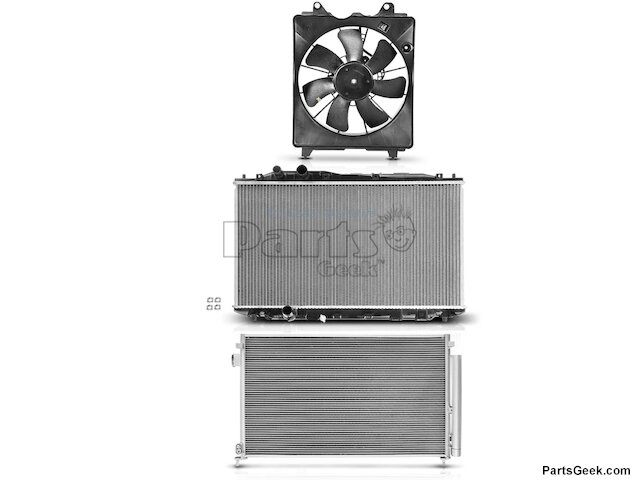 08 2008 Honda Civic Radiator - Cooling System - APDI, API, Action Crash ...