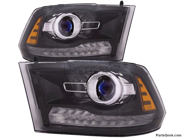 13 2013 Ram 1500 Headlight Assembly - Body Electrical - Action Crash ...