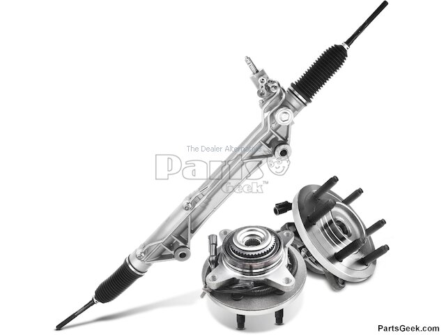 10 2010 Ford F150 Steering Rack and Wheel Hub Kit - Steering - Autopart ...