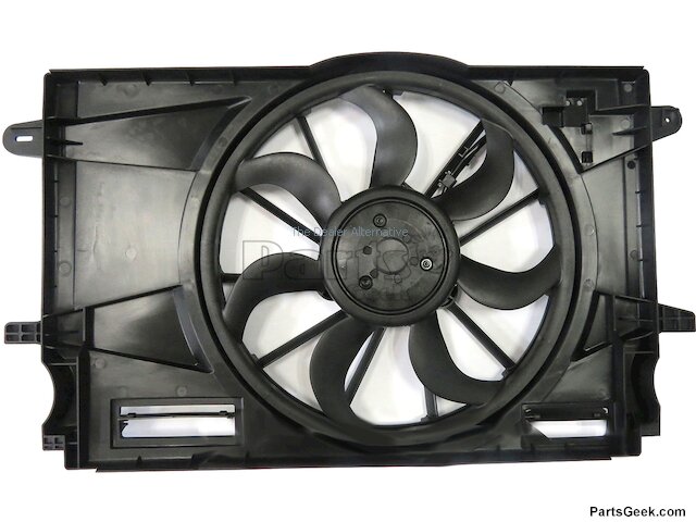 17 2017 Chevrolet Cruze Radiator Fan Assembly - Cooling System - AC ...