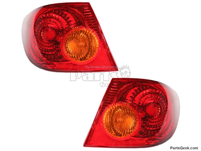 03 2003 Toyota Corolla Tail Light Assembly - Body Electrical - Action ...