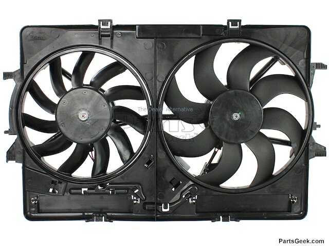 Audi Q3 Radiator Fan - Cooling System - Action Crash TYC Mahle Vemo ...