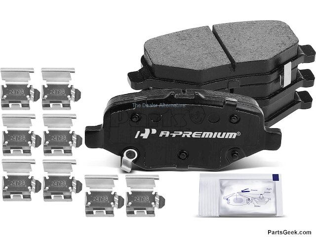 13 2013 Ford Explorer Brake Pad Set - Brake - AC Delco, API, Advics ...