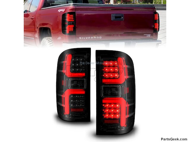 14 2014 Chevrolet Silverado 1500 Tail Light Assembly - Body Electrical ...