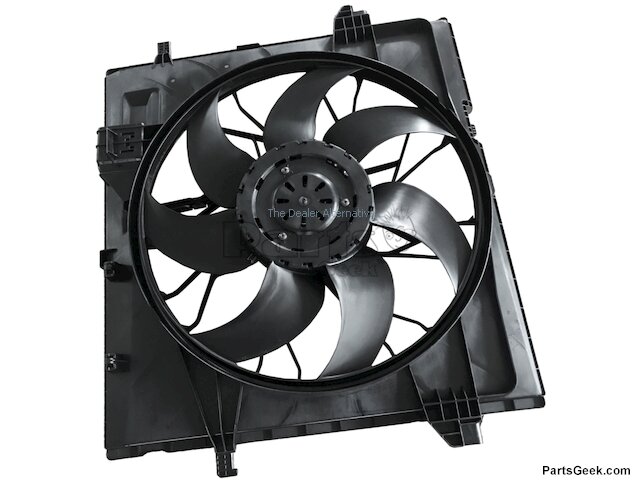 17 2017 Mercedes GLE350 Radiator Fan Assembly - Cooling System ...