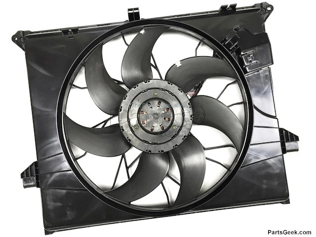 Mercedes ML350 Radiator Fan - Cooling System - Replacement Valeo Vemo ...