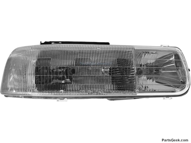 02 2002 Chevrolet Silverado 1500 Headlight Assembly - Body Electrical ...