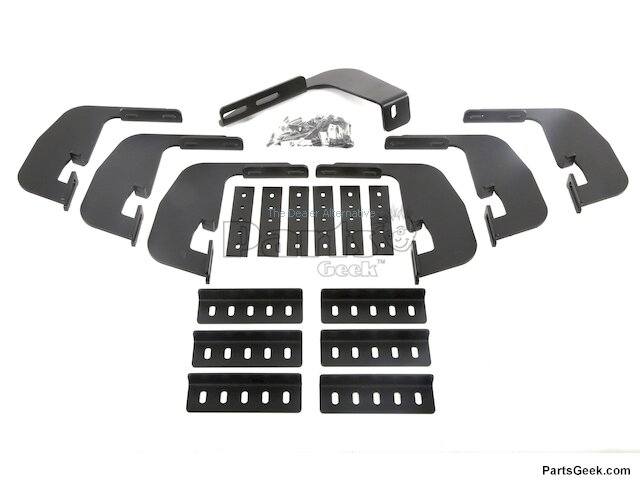 18 2018 Chevrolet Silverado 1500 Running Board Mount Kit - Body ...