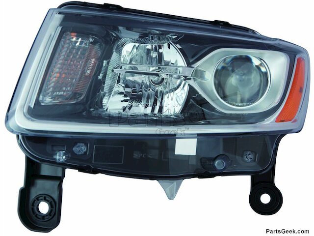 15 2015 Jeep Grand Cherokee Headlight Assembly - Body Electrical ...
