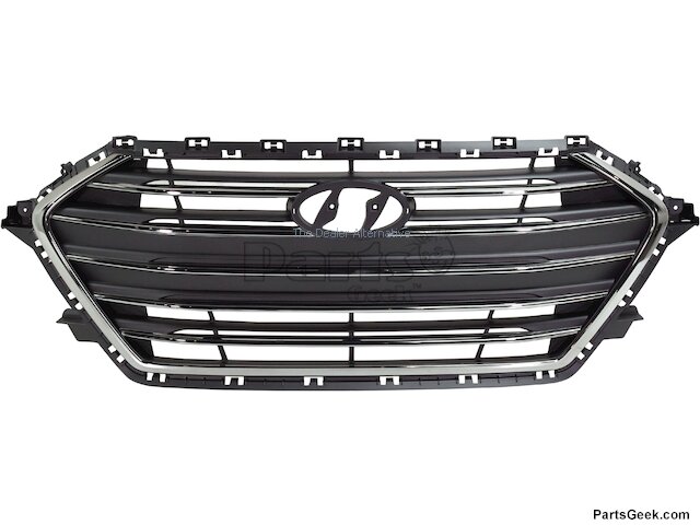 17 2017 Hyundai Elantra Grille Assembly - Body Mechanical & Trim ...