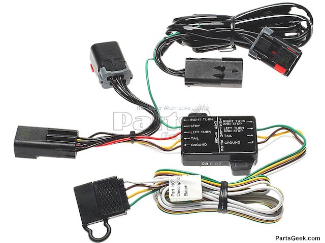 04 2004 Dodge Ram 2500 Trailer Connector Kit - Body Electrical - AC ...