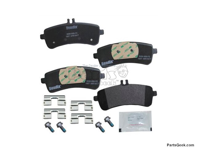 Mercedes C63 AMG S Brake Pads - Disc Brake Pad - Genuine EBC Centric ...