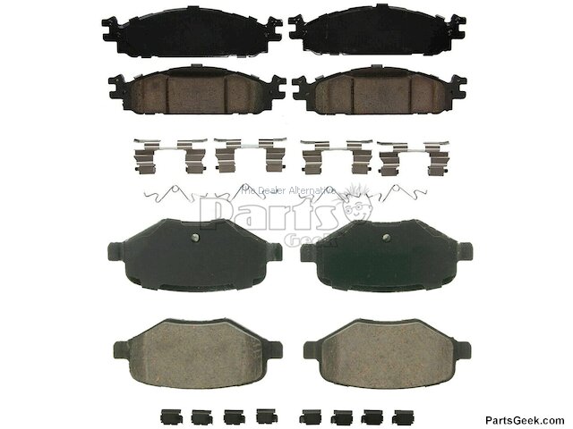 17 2017 Ford Explorer Brake Pad Set - Brake - AC Delco, API, Advics ...