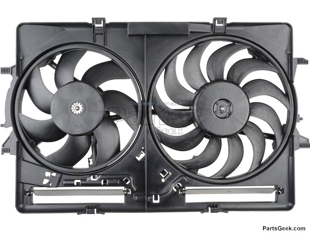 Audi A4 Radiator Fan - Cooling System - Replacement Action Crash TYC ...