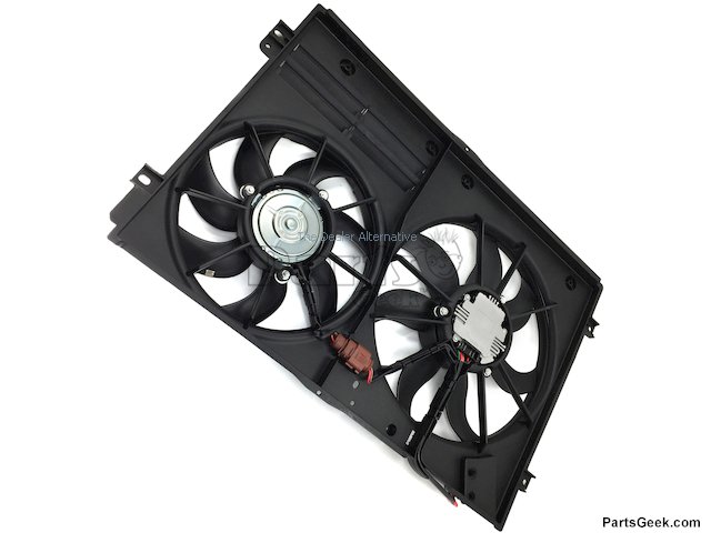 VW Volkswagen Eos Radiator Fan - Cooling System - Replacement SKP GPD ...