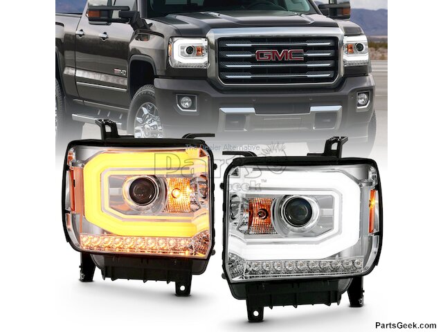 15 2015 GMC Sierra 2500 HD Headlight Assembly - Body Electrical ...