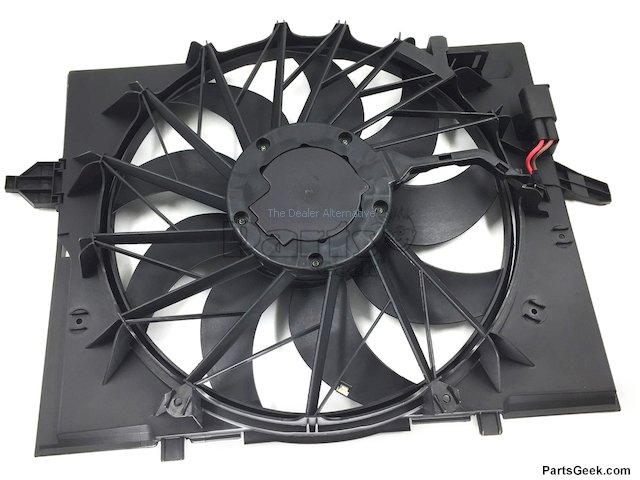 BMW 528i Radiator Fan - Cooling System - Replacement Dorman TYC Action ...