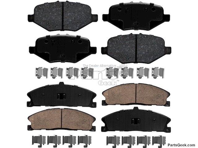 13 2013 Ford Explorer Brake Pad Set - Brake - AC Delco, API, Advics ...